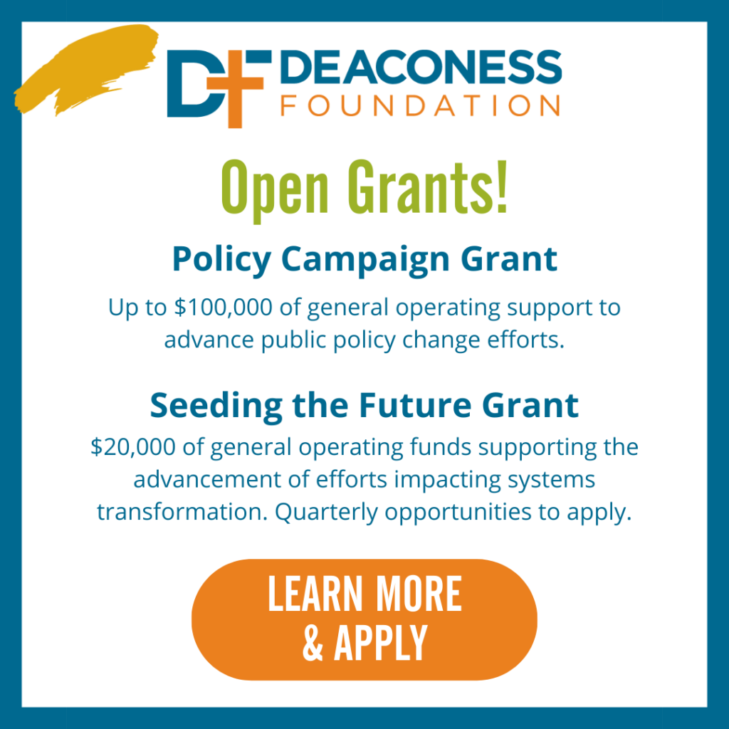 Winter 2024 Open Grant Opportunities | Grants News - Deaconess Foundation